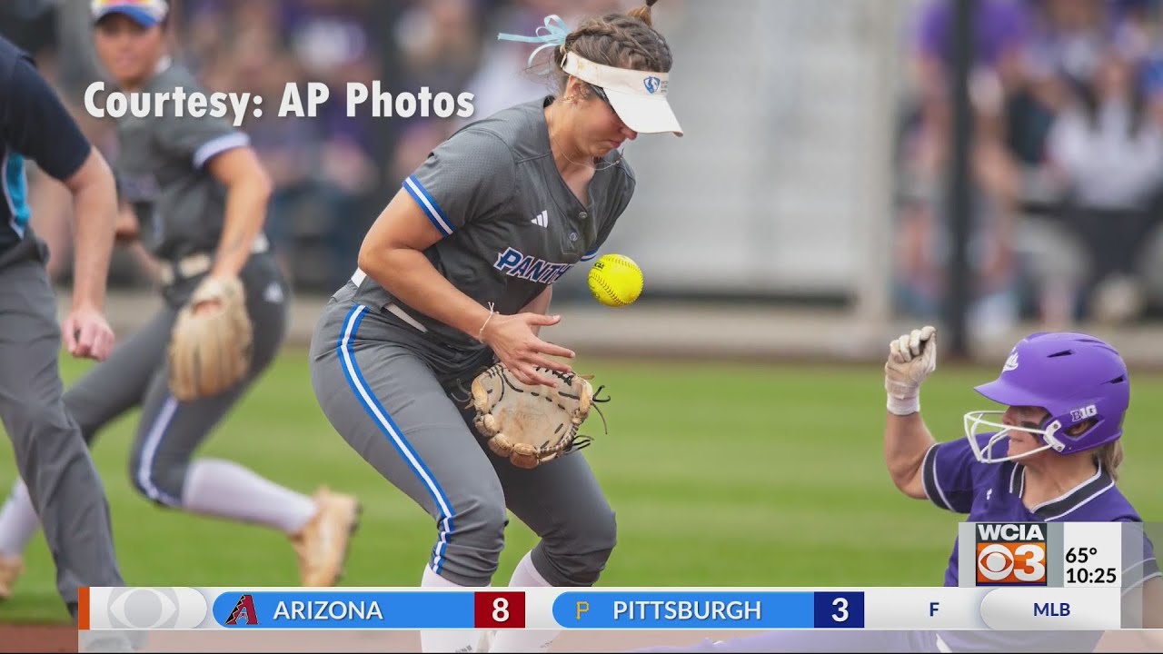 EIU softball taking lessons from first tournament experience - YouTube