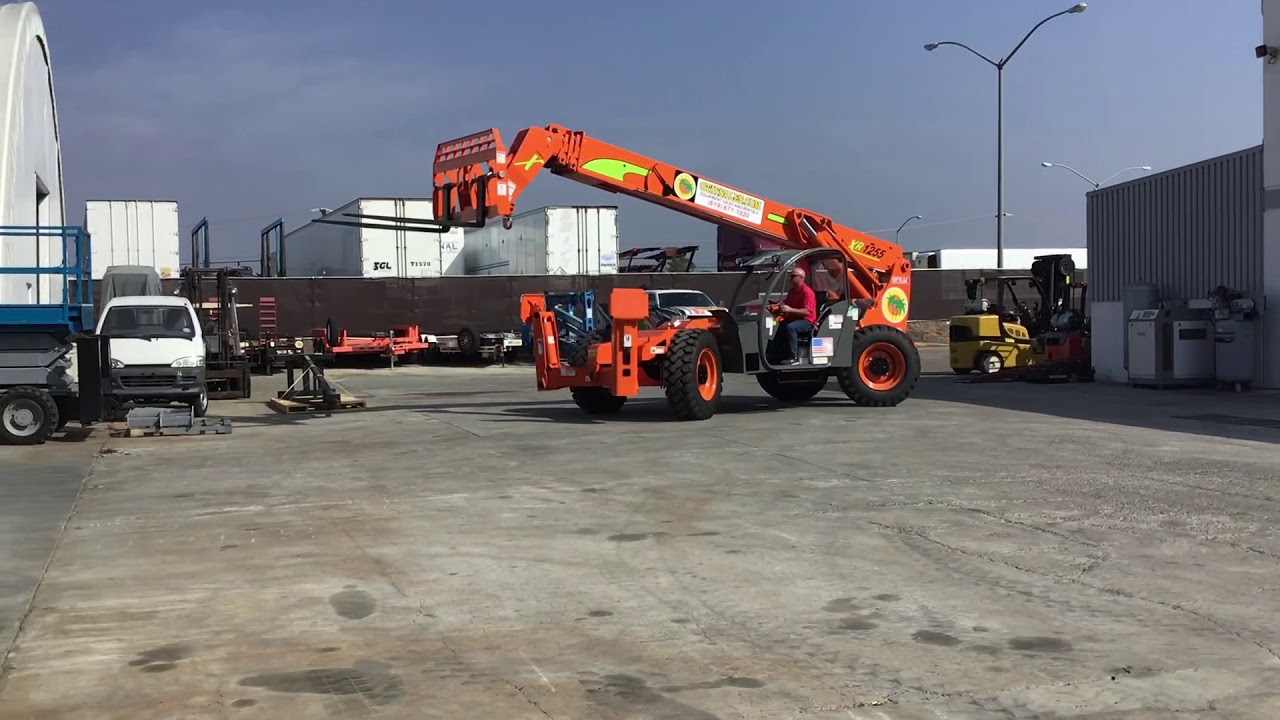 STOCK # 24995 XTREME XR1255 12000LB TELEHANDLER FORKLIFT - YouTube