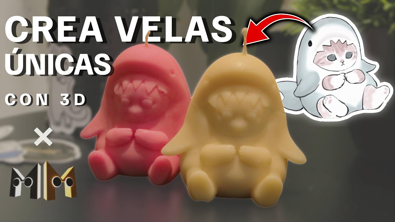 Crea Velas Únicas con Moldes 3D Hechos por Ti 🎨🕯️ | Tutorial Completo ...