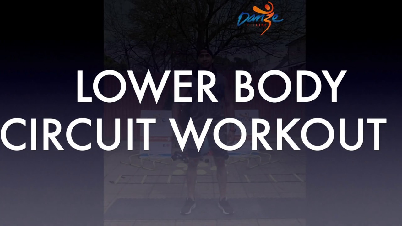 Lower Body Circuit Workout at home - YouTube