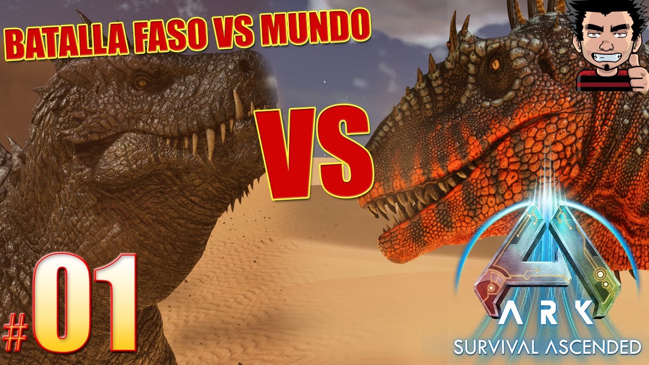 COMBATE FASOLASUCHUS VS ARK DINOS QUIEN GANARA? ARK SURVIVAL ASCENDED ...