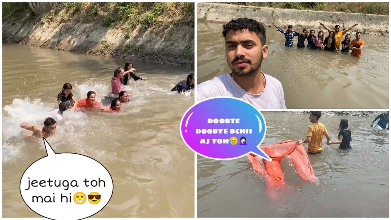 Nehar mai nhaane ka mzza aa gya 😍 ️||Anshu bhaiya bne John Cena😂|ft ...