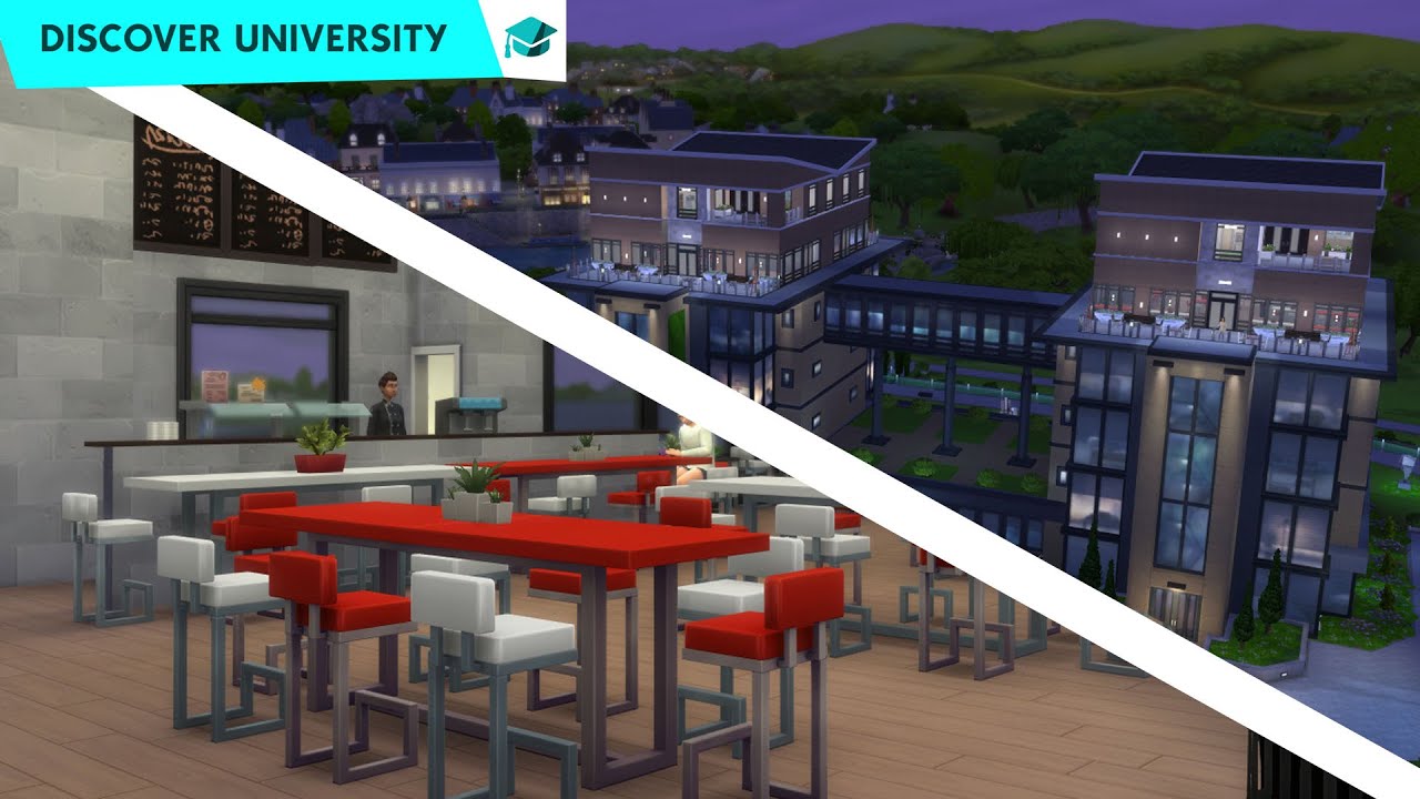 Rebuilding The Foxbury Dorms From The Sims 4: Discover University - YouTube