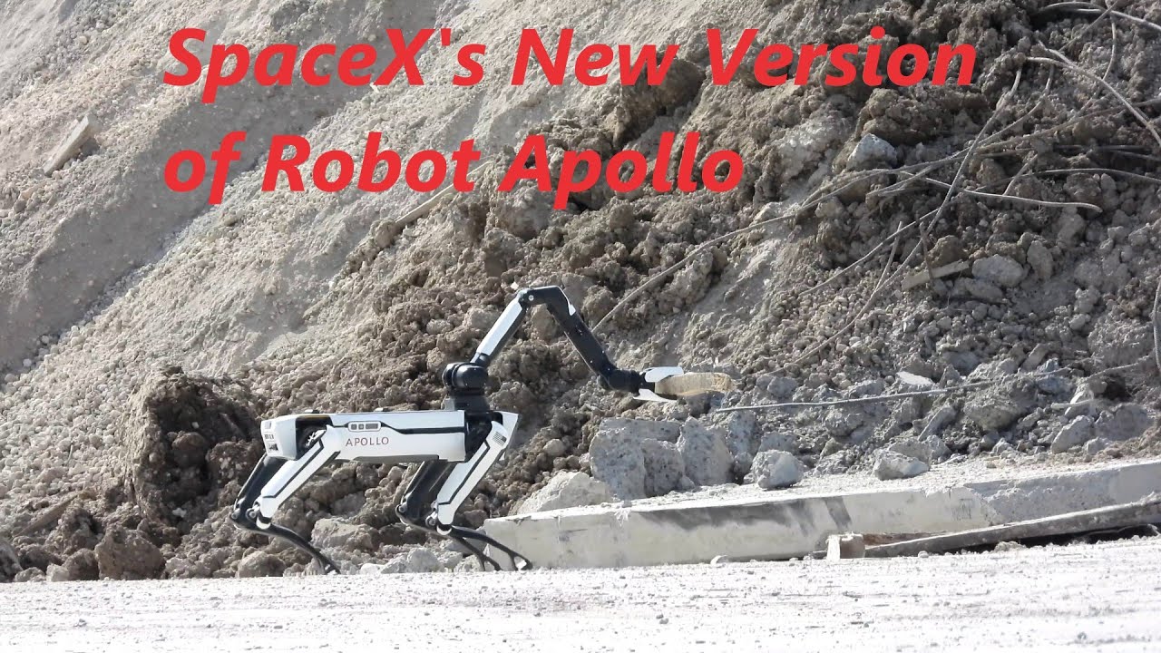 New SpaceX Robot Dog Apollo Version 2 Starbase Texas 4K Launch Complex ...