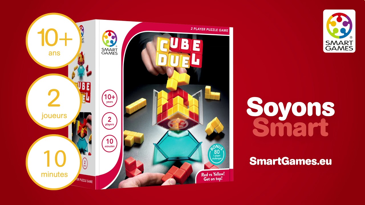 SmartGames - Cube Duel : Relevez le défi Smart ! - YouTube