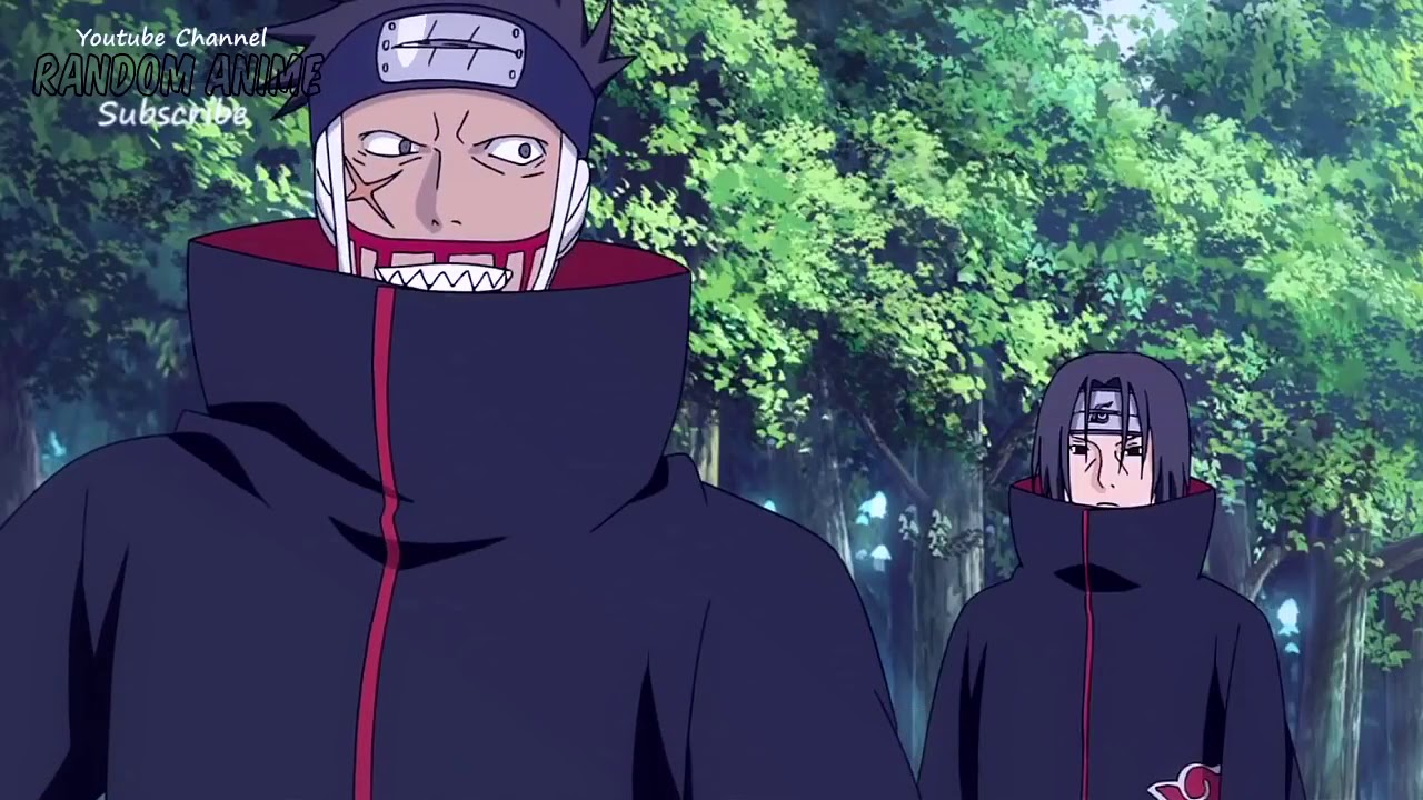 Itachi On A Mission With His Partner Juzo Naruto Shippuden English ...