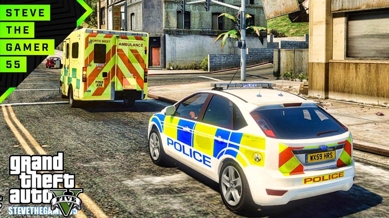 British Police in GTA 5 mod Lspdfr| 4K - YouTube