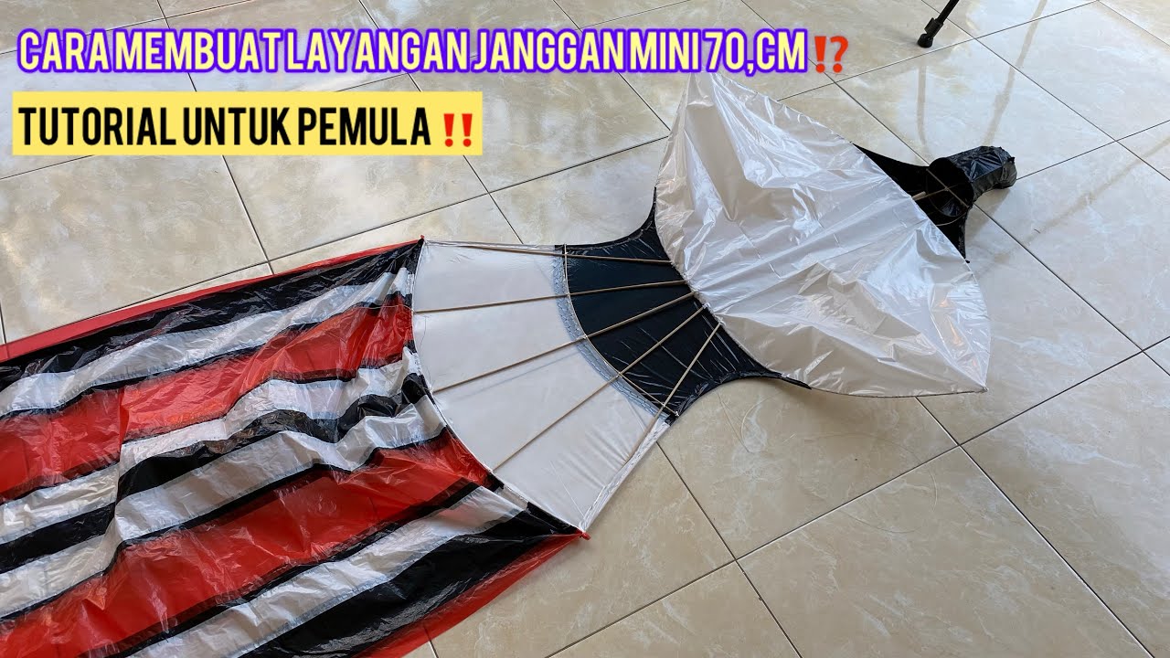 (TUTORIAL) Cara Membuat Layangan Janggan Lengkap Dengan Ukurannya 🪁⁉️ ...