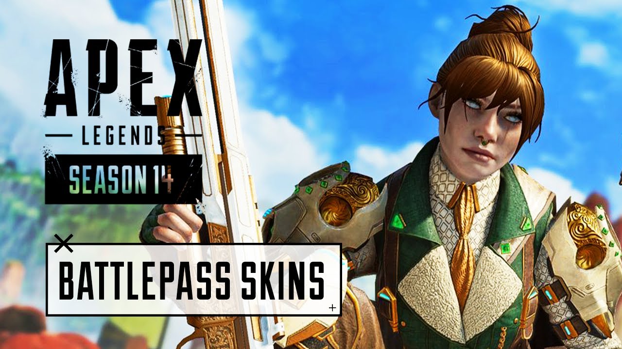"SEASON 14" BATTLEPASS Skins & REACTIVE - Apex Legends - YouTube