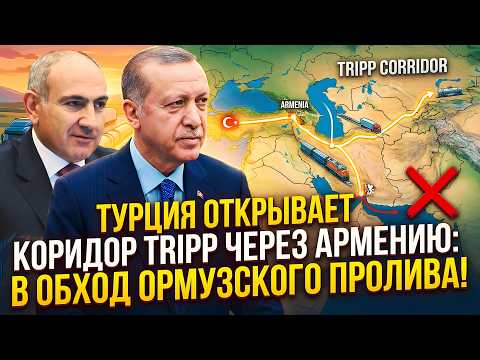 МЕГА ПРОЕКТ: Турция и Армения открывают TRIPP в обход Ормузского пролива!