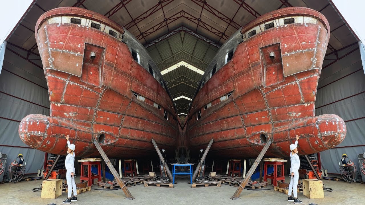 World's Biggest 75' Yacht: our Bering 75 Explorer First Upright ...