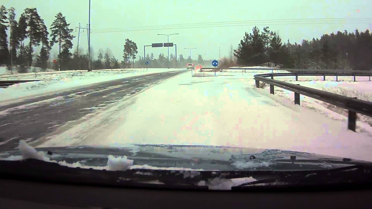 Little winter storm in Finland - YouTube