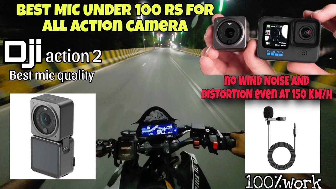 Best Budget Mic for All Action Cameras in 2025 0% background noise mic ...