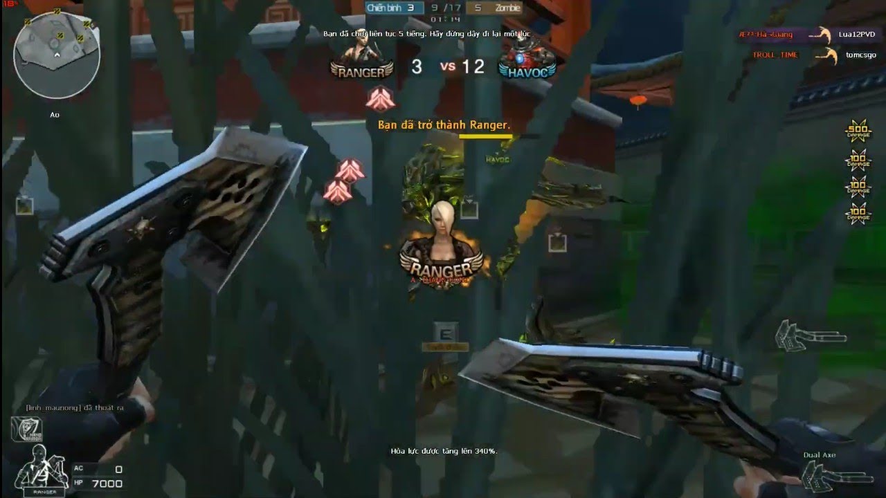 CROSSFIRE VN: RANGER VS HAVOC - HAVOC GIỜ UY LỰC CHÉM MẠNH HƠN CẢ ...