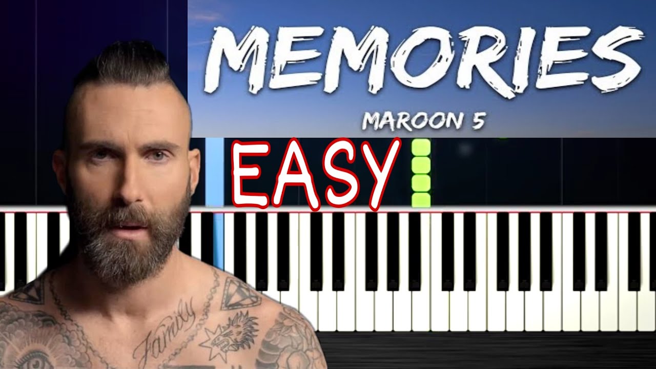 Memories bring back song piano cover | maroon 5 | instrumental - YouTube