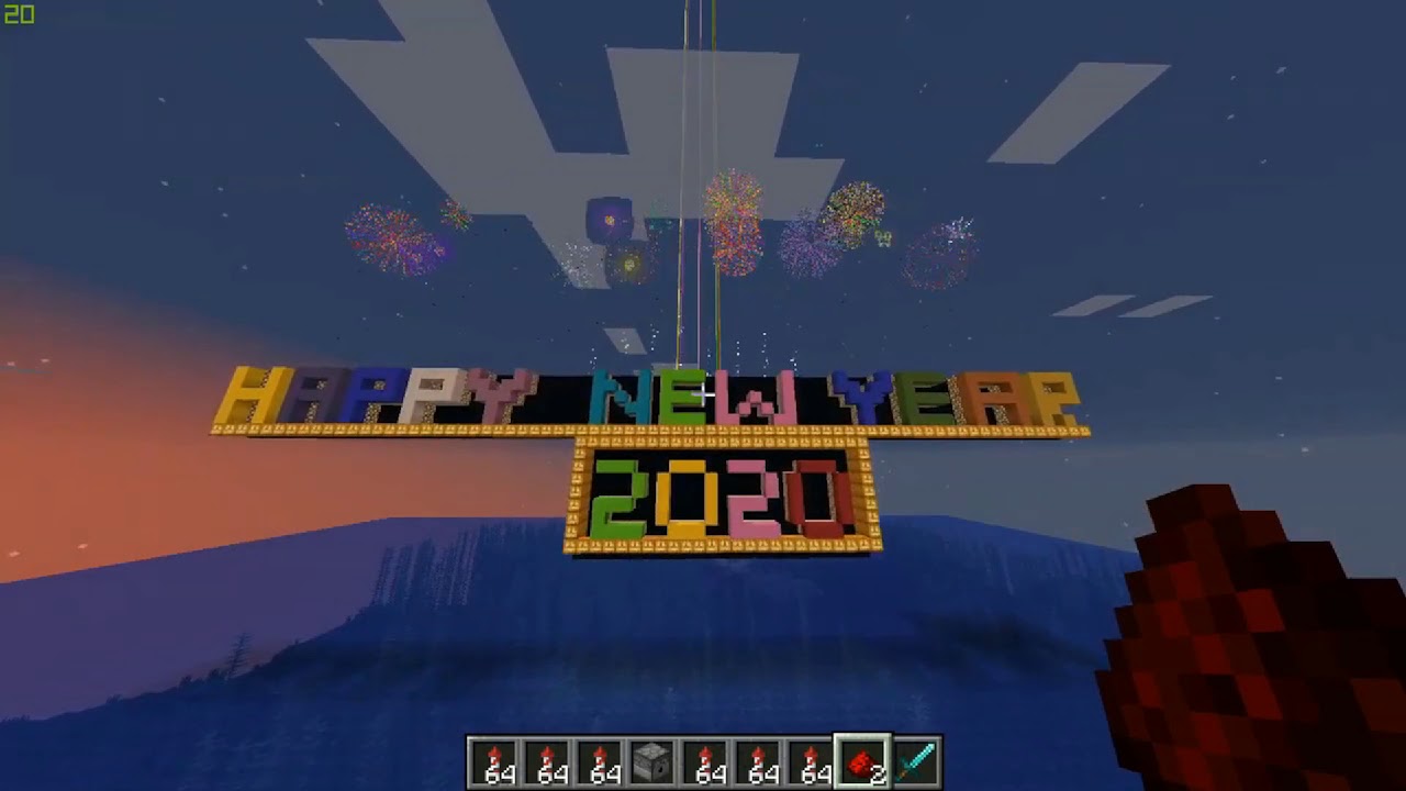 New Year Celebration On Minecraft 2020 India - YouTube