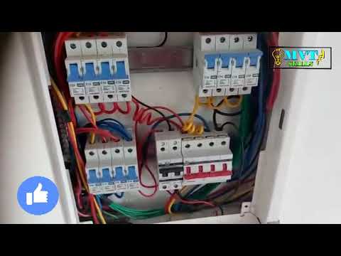 How to DB Dressing and connection | MCB box | electrical distribution ...