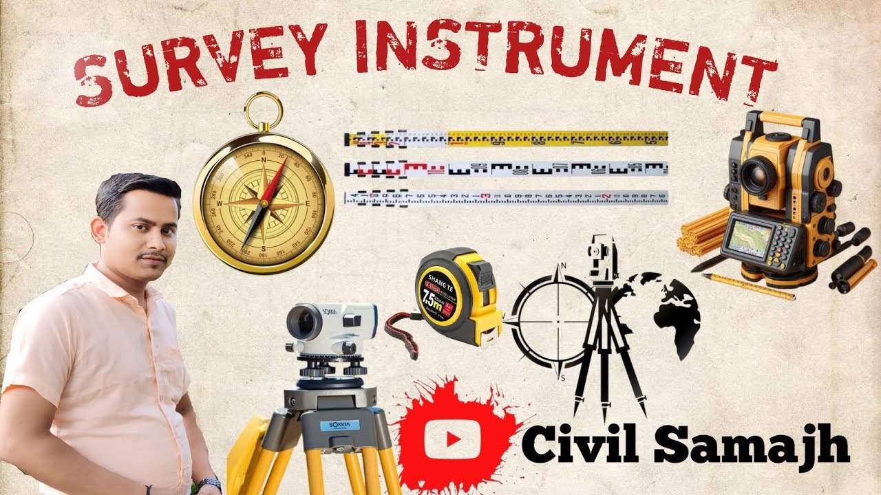 Survey Instrument || Basic Survey || Modern Survey || JUT Diploma - YouTube