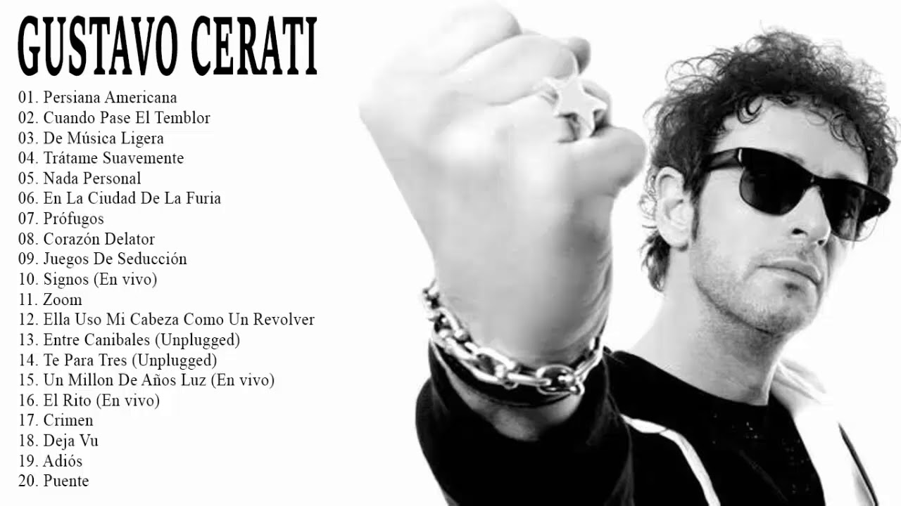 Gustavo Cerati Exitos Mix - 20 Grandes Éxitos - YouTube Music