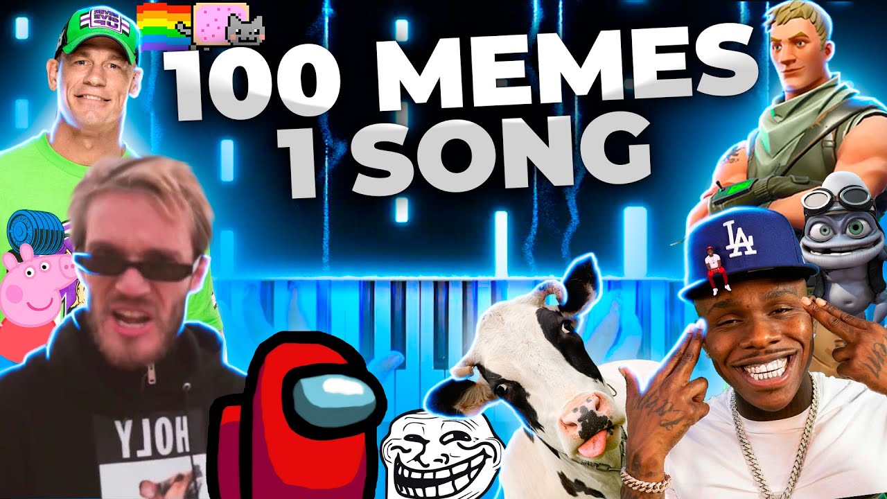 100 MEMES in 1 SONG (in 11 minutes) - YouTube