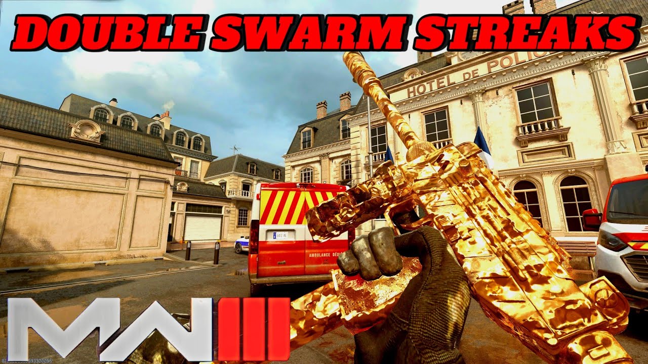 DROPPING DOUBLE SWARM STREAKS WITH THE WSP SWARM !! (COD MWIII) - YouTube