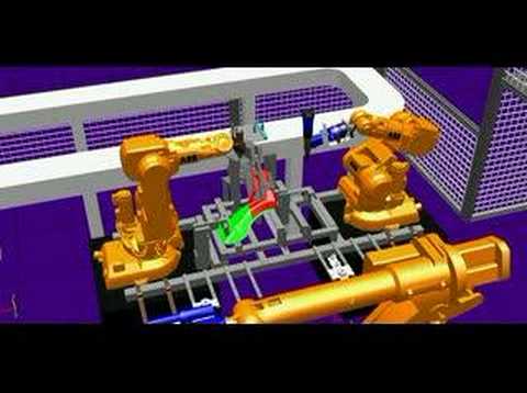 The use of 3D-simulation to verify control programs - YouTube