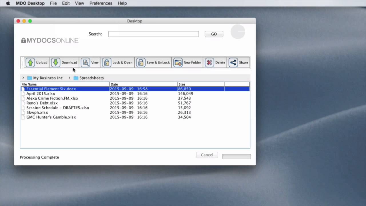 MYDOCSONLINE Moving Files Using Desktop App - YouTube