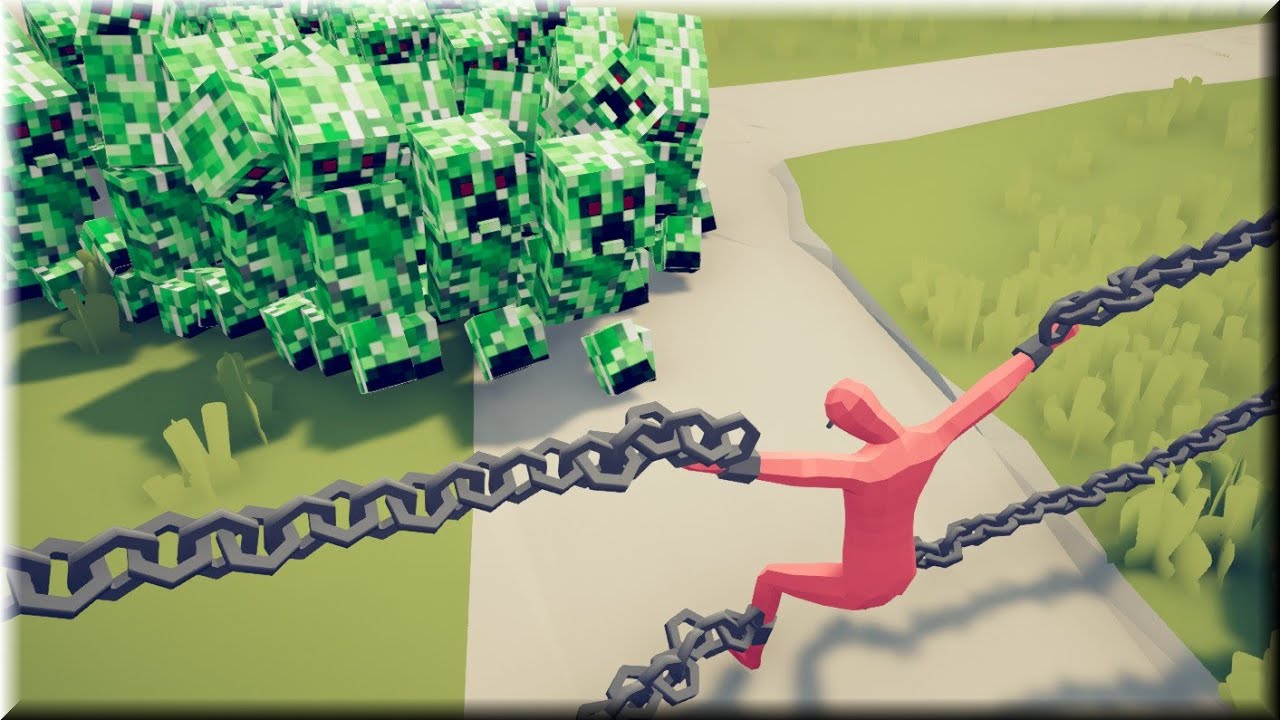 ⛓Chained Wobbler OverKill😵#3 - Totally Accurate Battle Simulator Mod ...