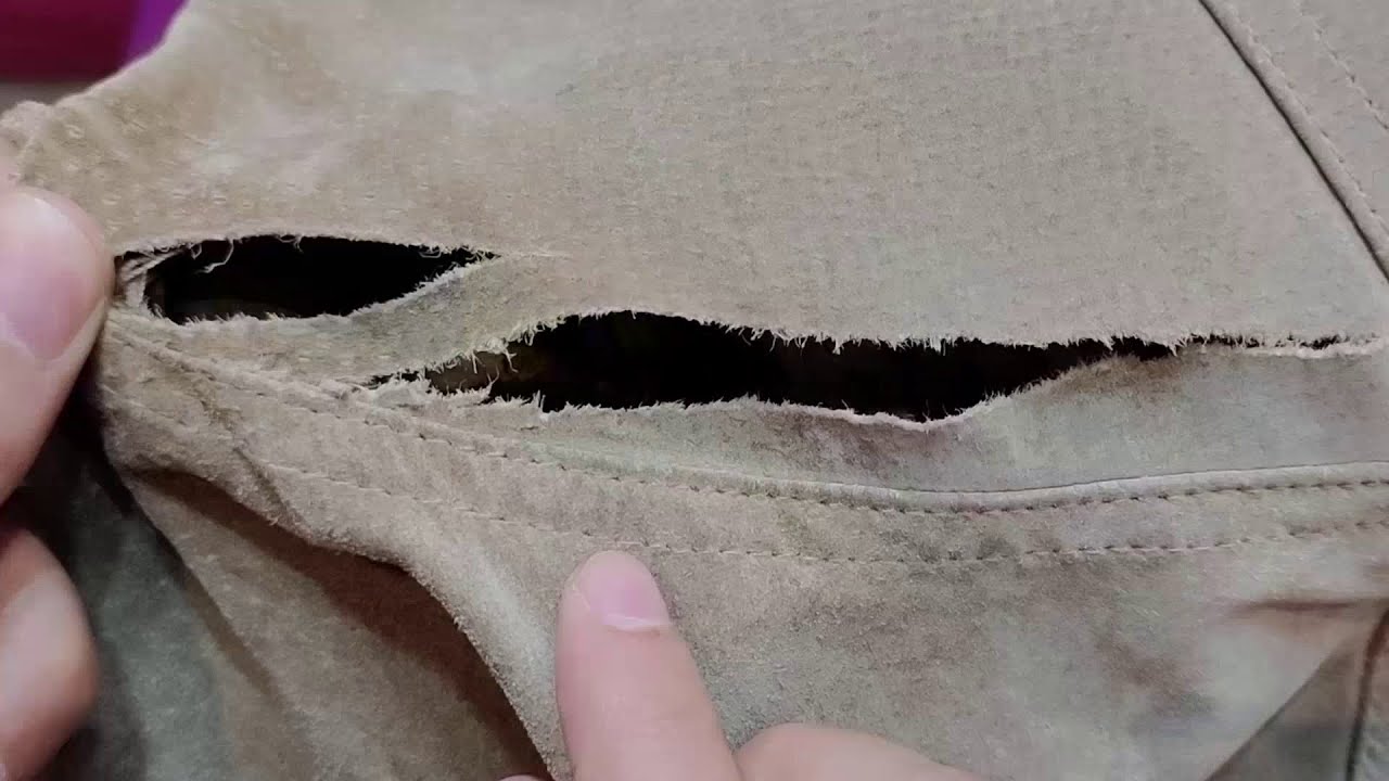 Teach yourself how to repair a hole in your leather jacket yourself ...