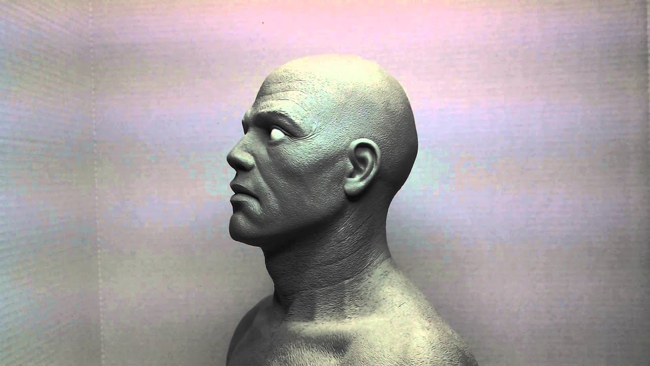 Sculpt of my Male 1/2 Scale Sculpting Maquette - YouTube