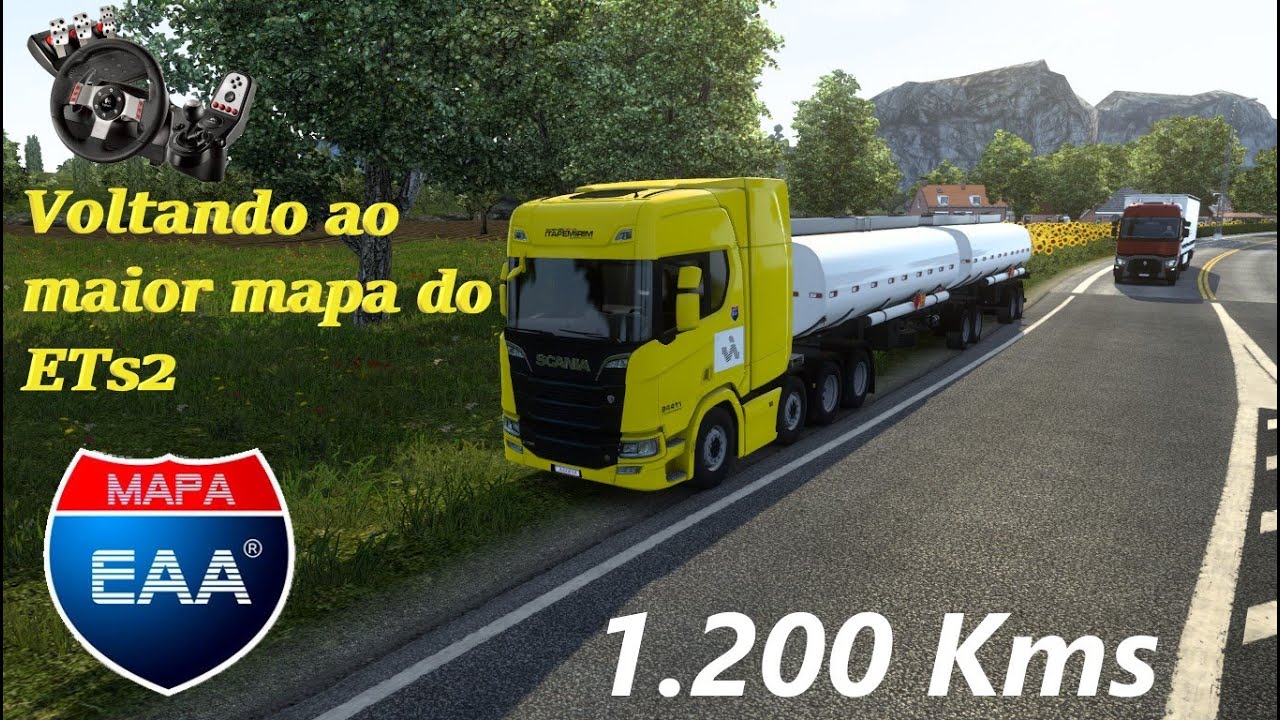 💠Mapa EAA Voltando ao maior Mapa do ETs2 - YouTube