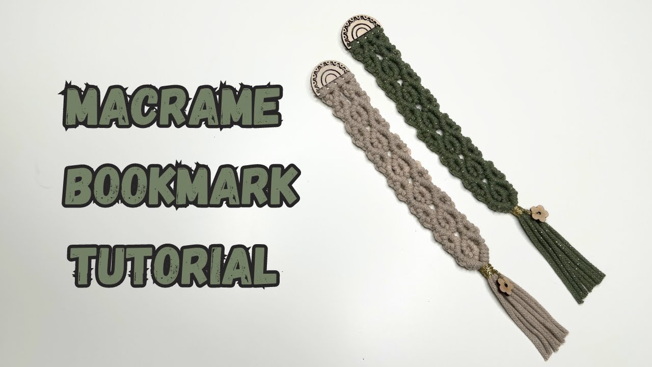 Easy DIY Macramé Bookmark Tutorial for Beginners - YouTube