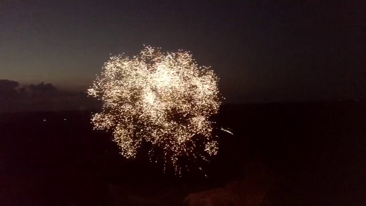 Arial footage of 2020 fireworks - YouTube