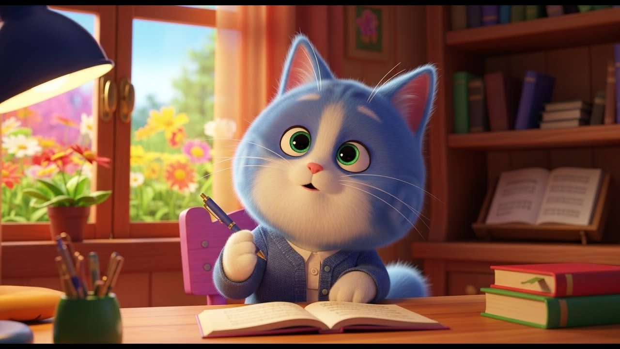 El Gato Que Escribió una Canción | Mejores Rimas Infantiles y Canciones ...