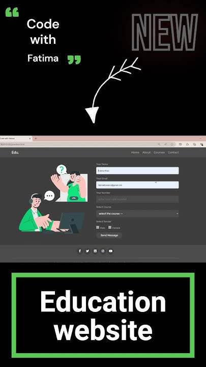 Education Website Design Coding Htmldesign Webdesign Programming Webdevtutorial Youtube 