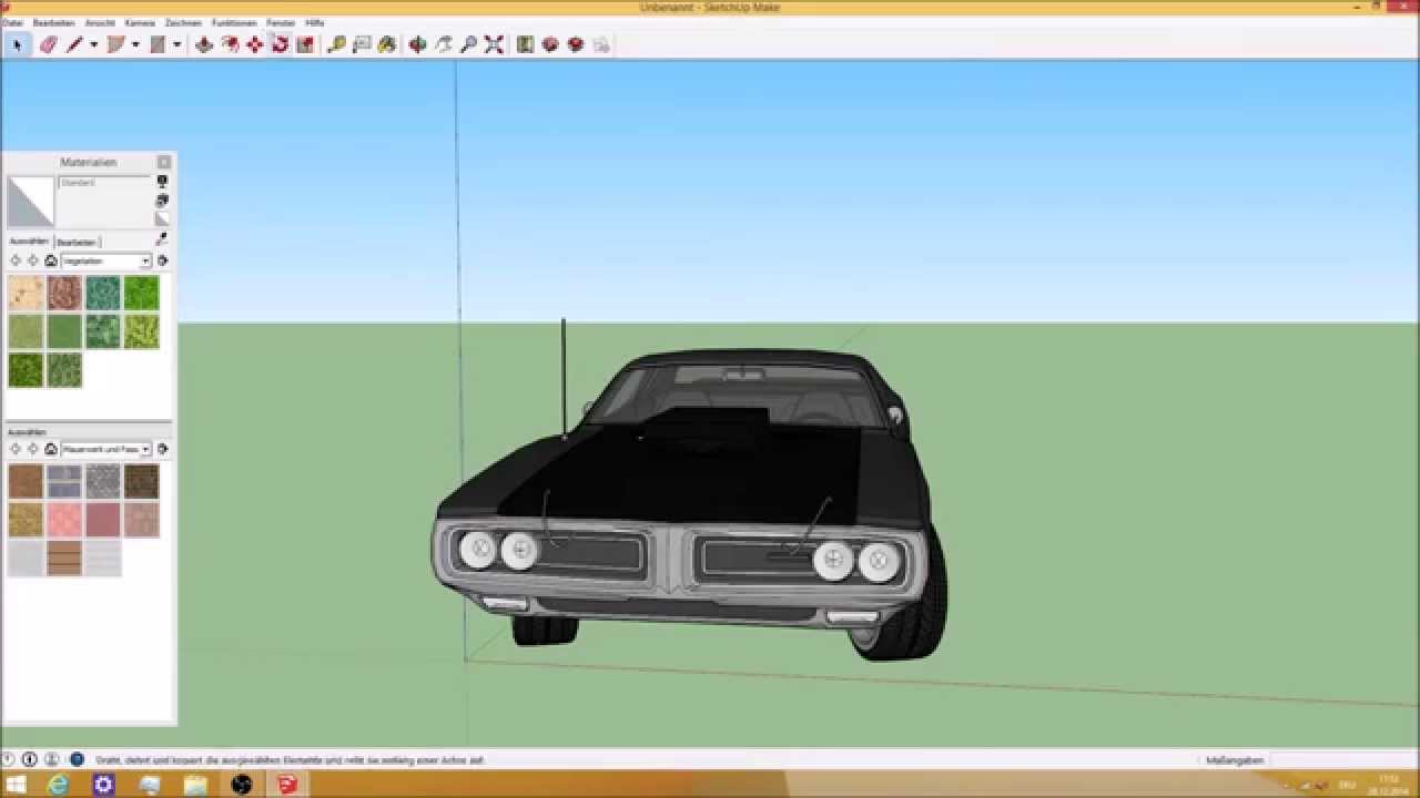 Sketchup 8 Car designe Teil 1 - YouTube
