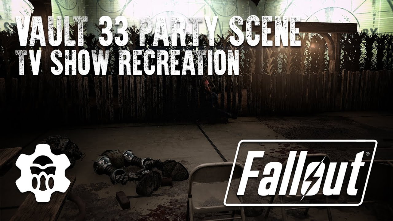 Fallout Settlement Building - Vault 33 Party Scene from The Trailer ...