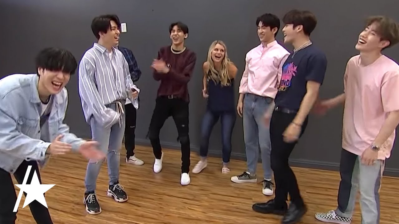 GOT7 Give Dance Tutorial & React to Their Fans! | Access - YouTube
