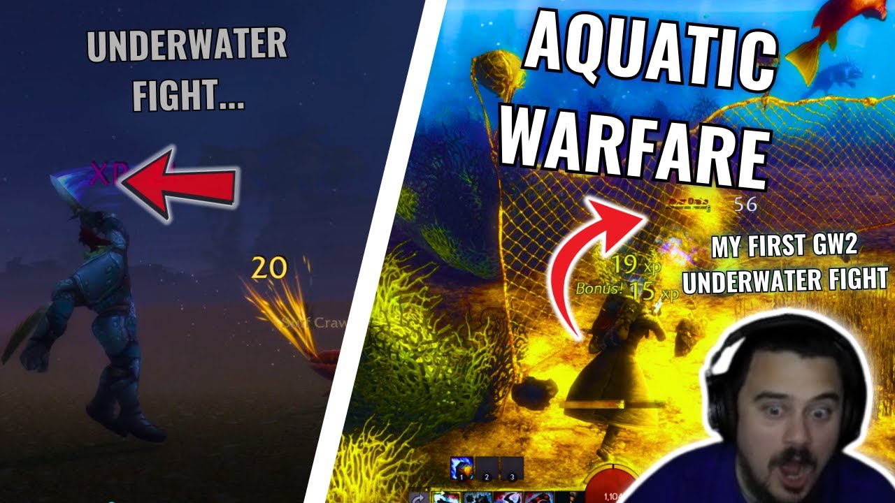 WoW Player Discovers GW2 Aquatic Combat for the First Time - YouTube