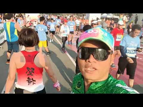 TAINAN HALF MARATHON 2023 (Nag ensayo ako pero hindi ko tinuloy Ayan tuloy RUN WALK EAT WALK RUN!