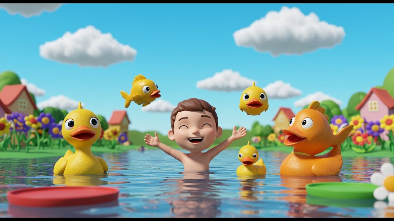Ducks Go Quack and Fish Go Swish | Animal Sounds Song for Kids ...