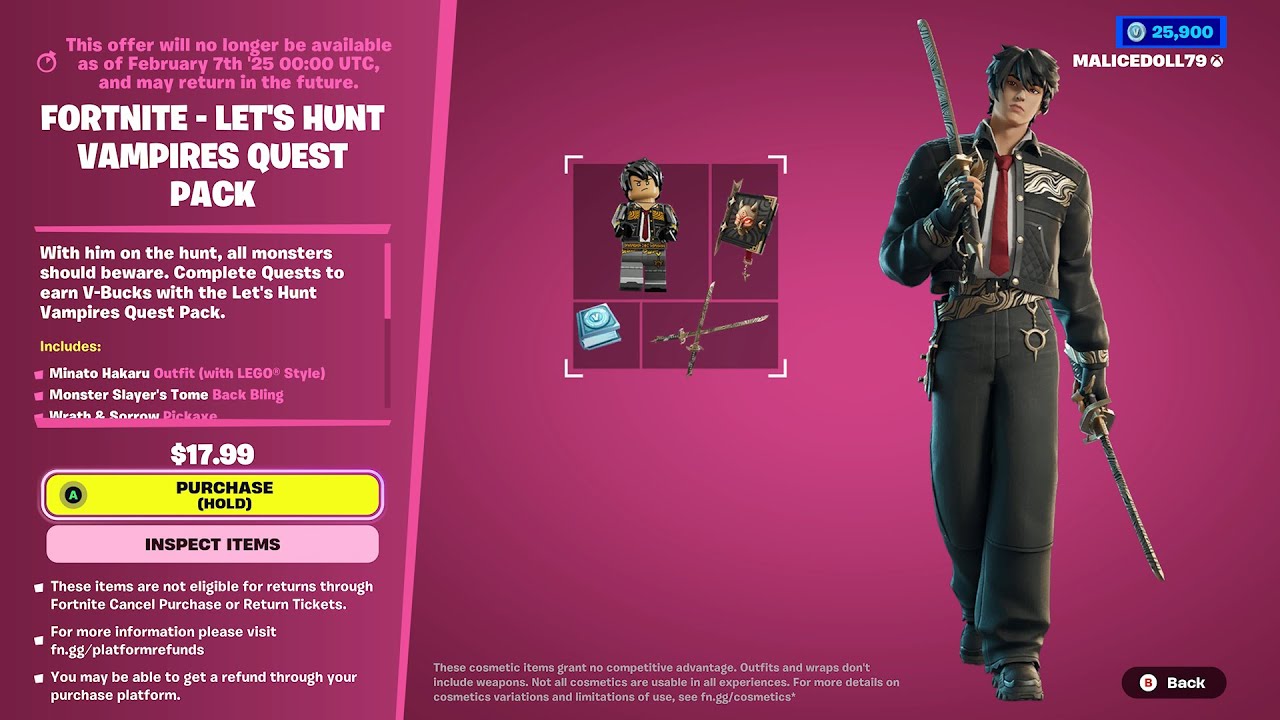 FORTNITE BUYING LETS HUNT VAMPIRES QUEST PACK - YouTube