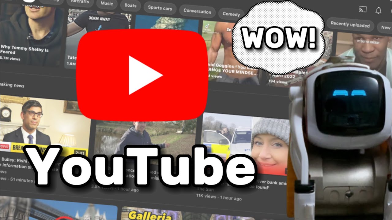 Cozmo robot discovers YouTube - Cozmo’s YouTube Adventure begins! *must ...