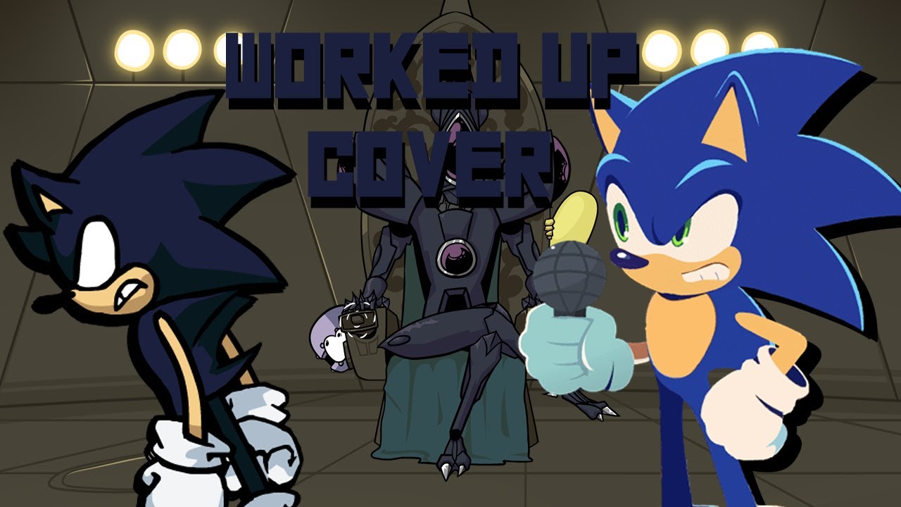 FNF: NO MORE MR NICE HEDGEHOG (Worked Up but ROTW Sonic sings it) - YouTube