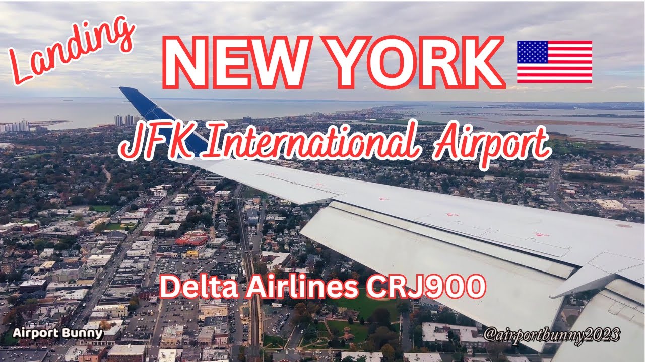 Captivating Arrival: The Beautiful Approach and Landing at New York JFK ...