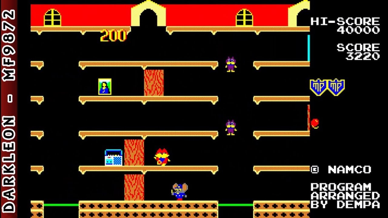 Sharp X1 - Mappy © 1984 Dempa - Gameplay - YouTube