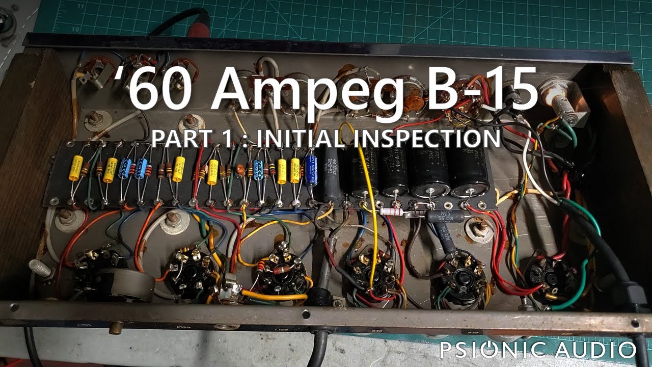 '60 Ampeg B-15 | Part 1 : Initial Inspection - YouTube