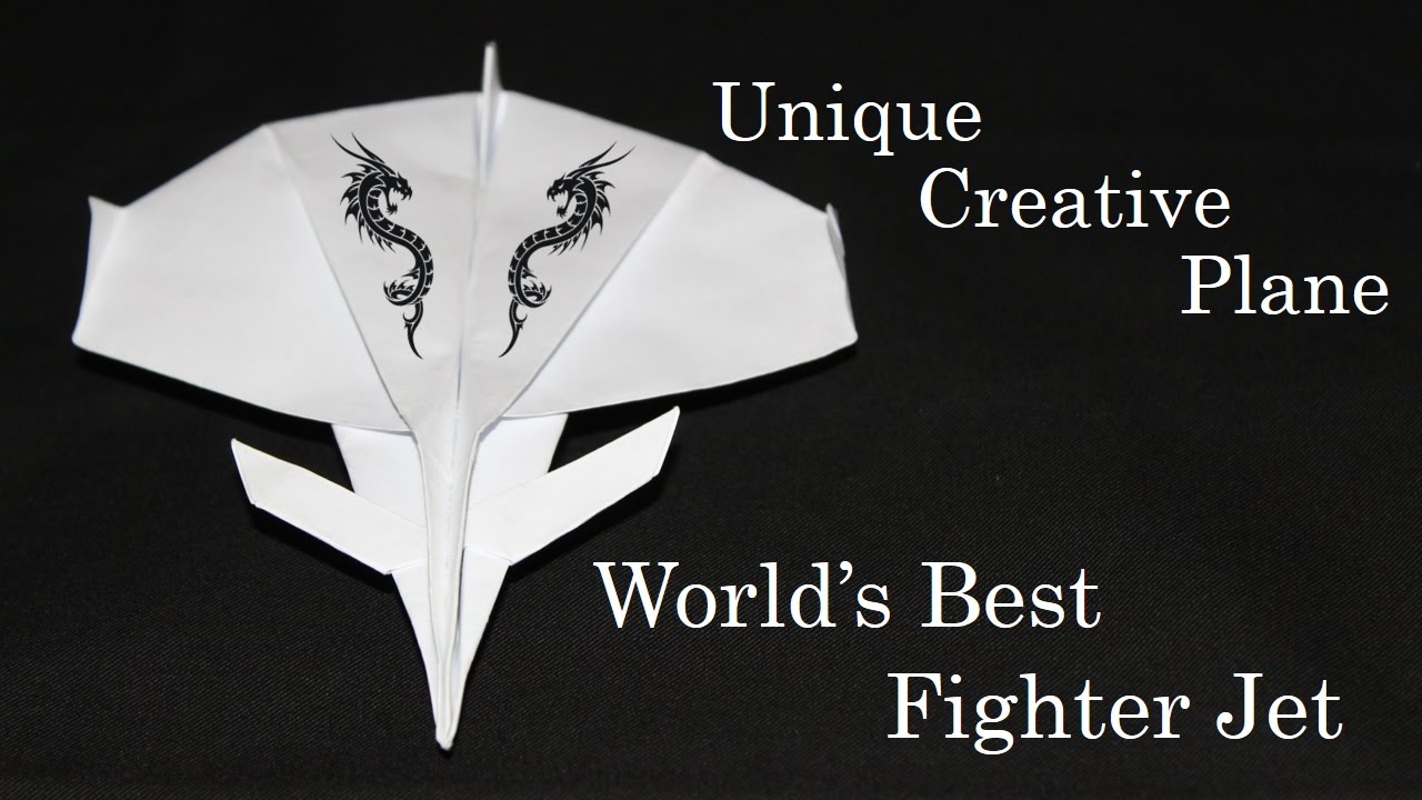 How to make a Paper plane - world's Best Eurofighter Typhoon Fighter ...
