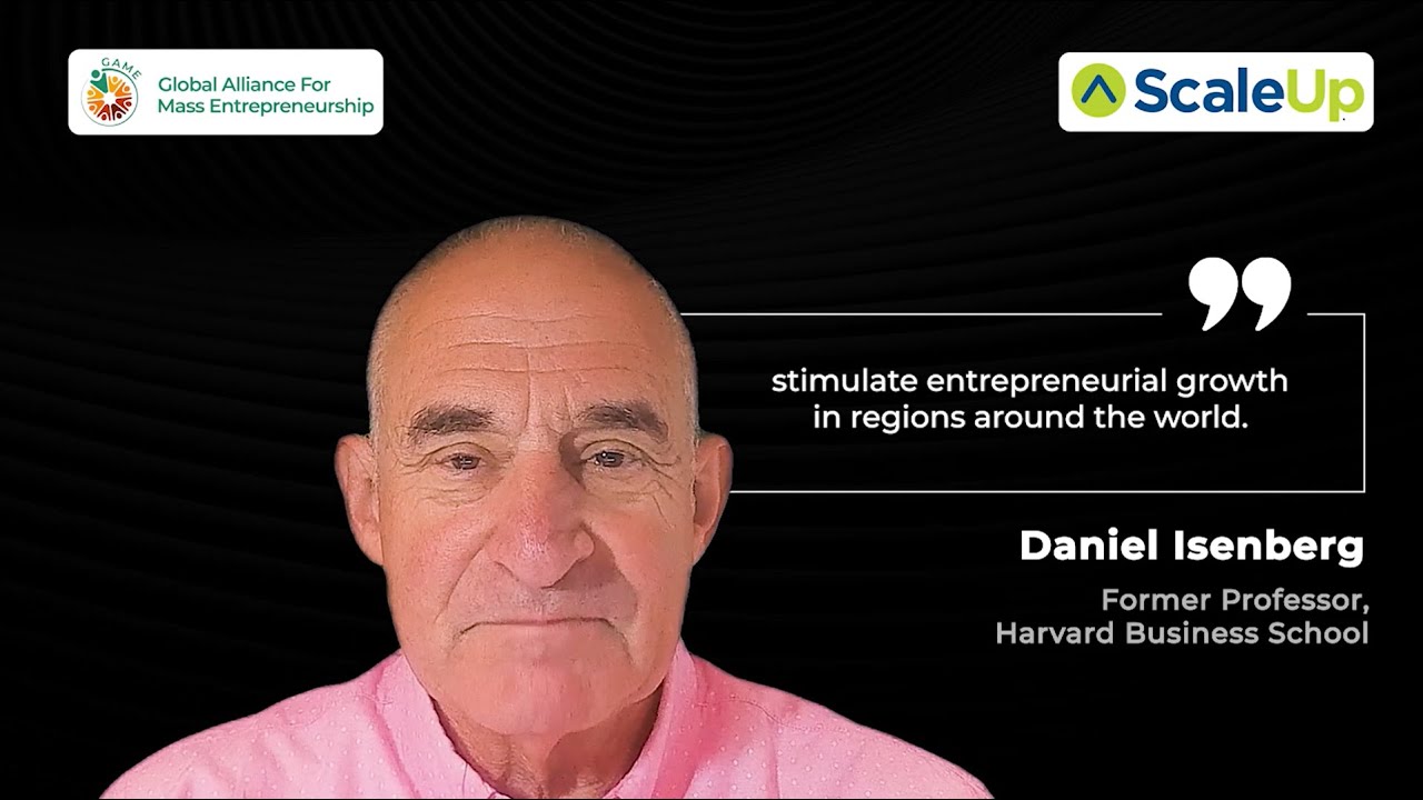 Professor Dan Isenberg on location based entrepreneurship - YouTube