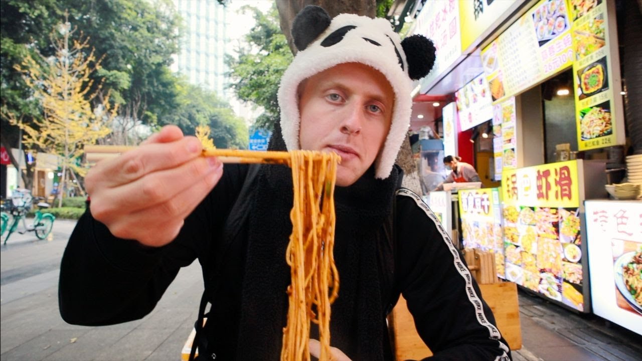 $10 SICHUAN Street Food Haul In CHENGDU...First Time Eating Chicken ...